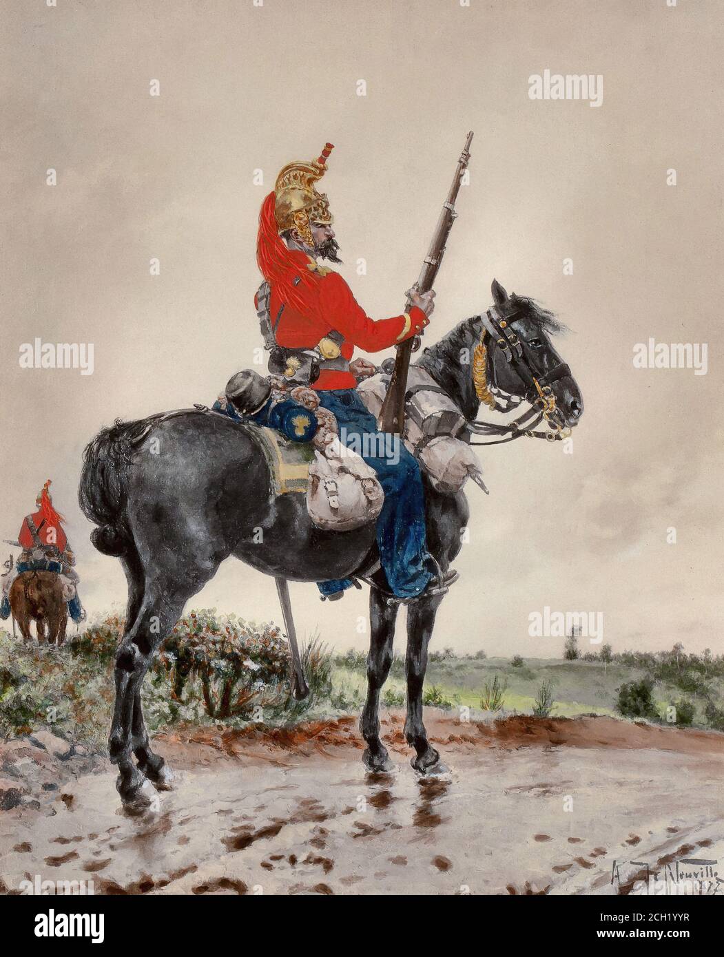 Mounted soldier hi-res stock photography and images - Alamy