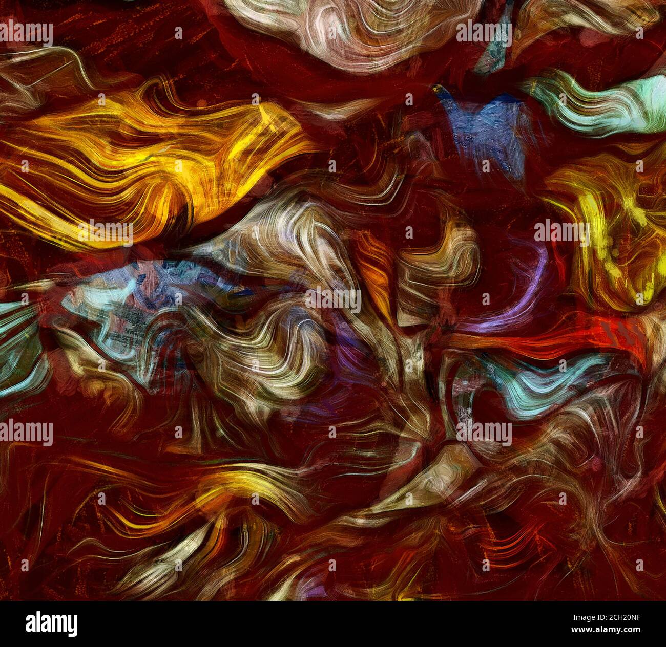 Fluid lines of color movement Stock Photo - Alamy