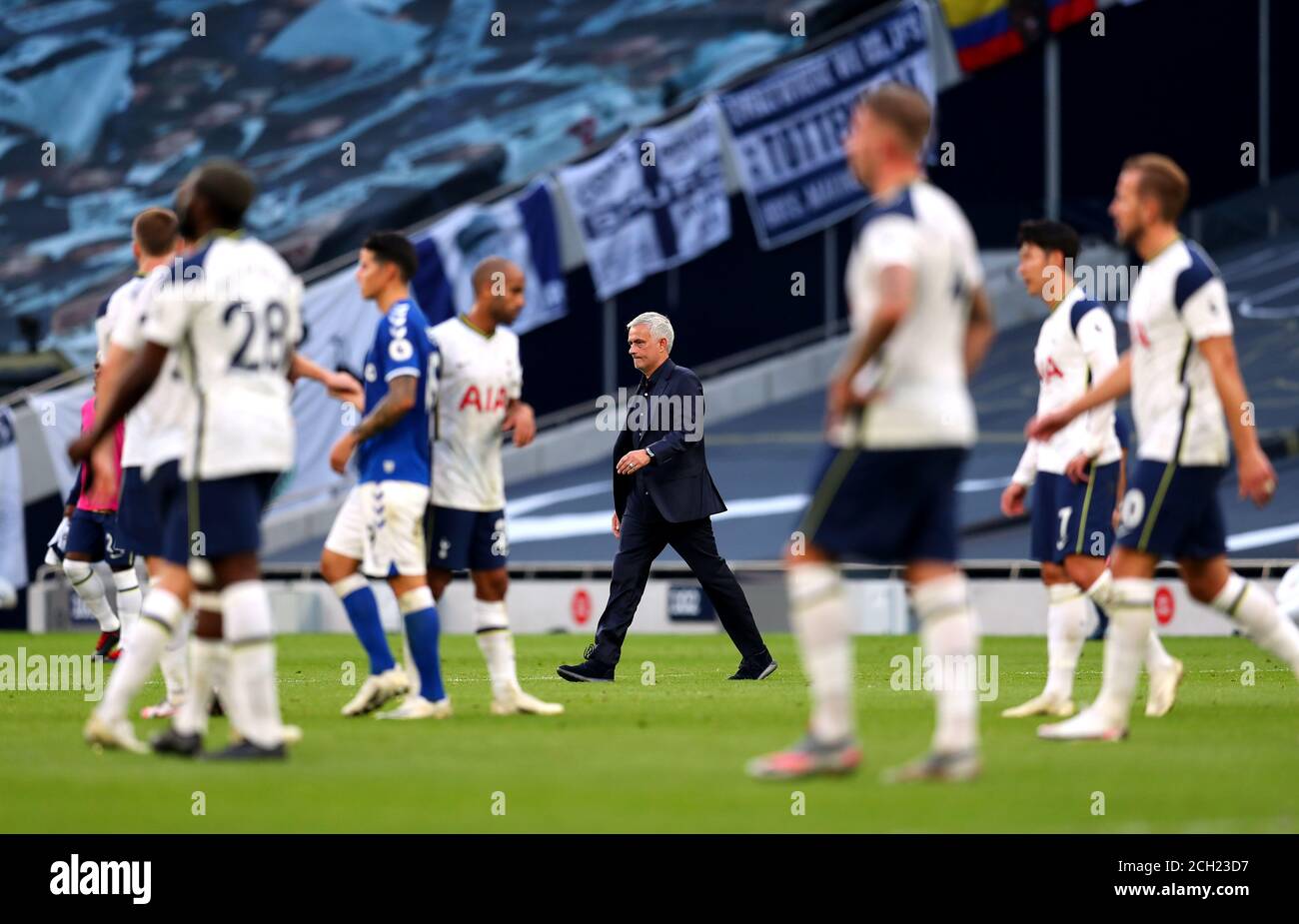 Tottenham Hotspur manager Jose Mourinho after the Premier League match ...