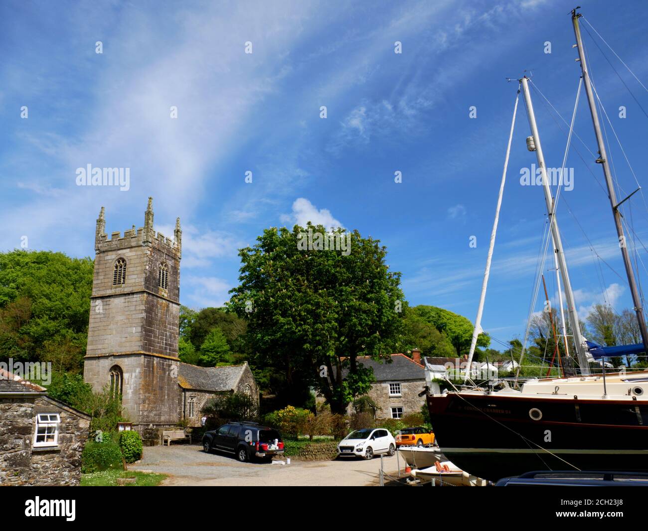 St Anthony-in-Meneage, Helford, Cornwall Stock Photo - Alamy