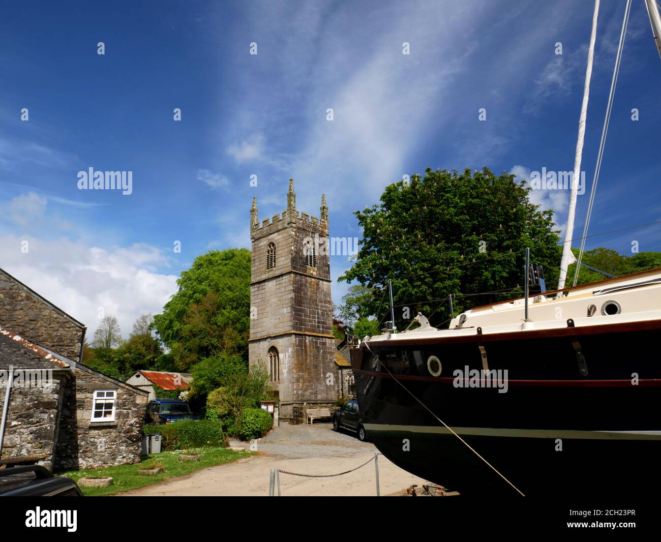 St Anthony-in-Meneage, Helford, Cornwall Stock Photo - Alamy