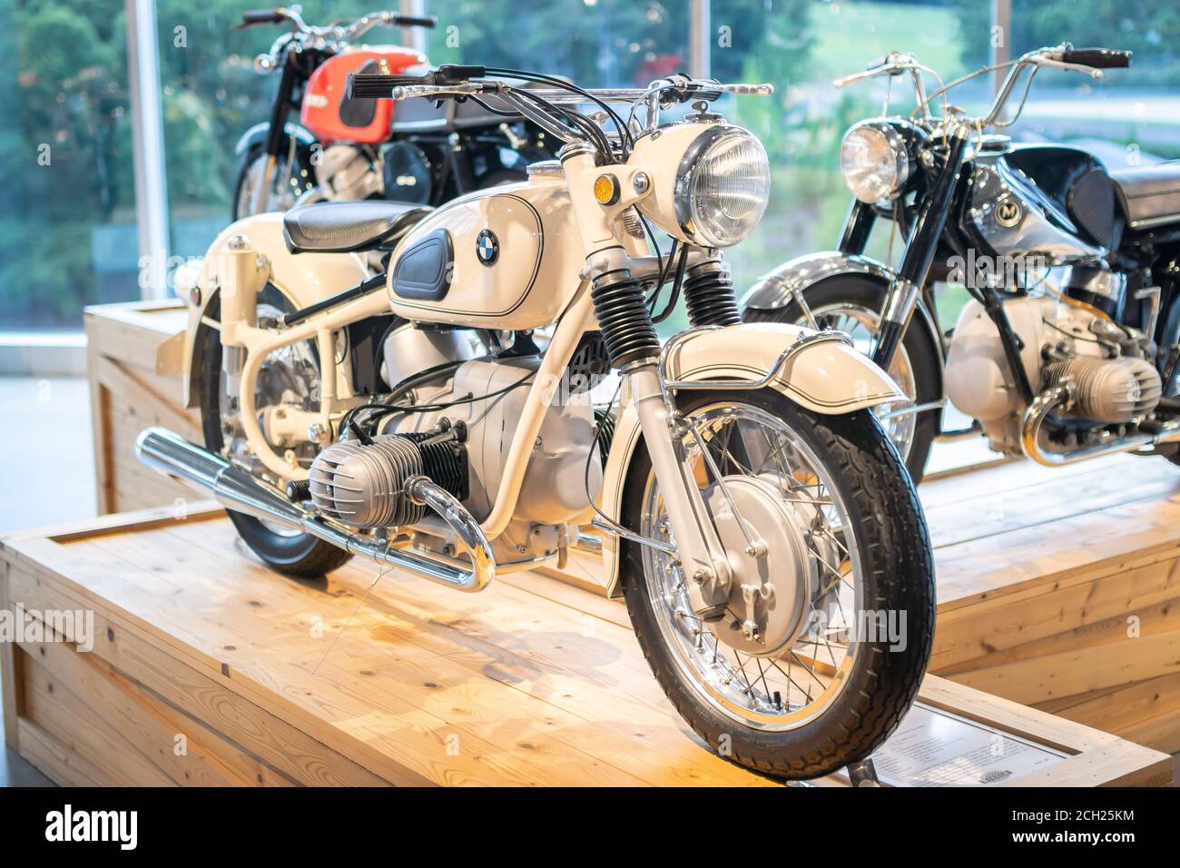vintage BMW motorcycle at the Barber Motorsport Museum Leeds Alabama ...