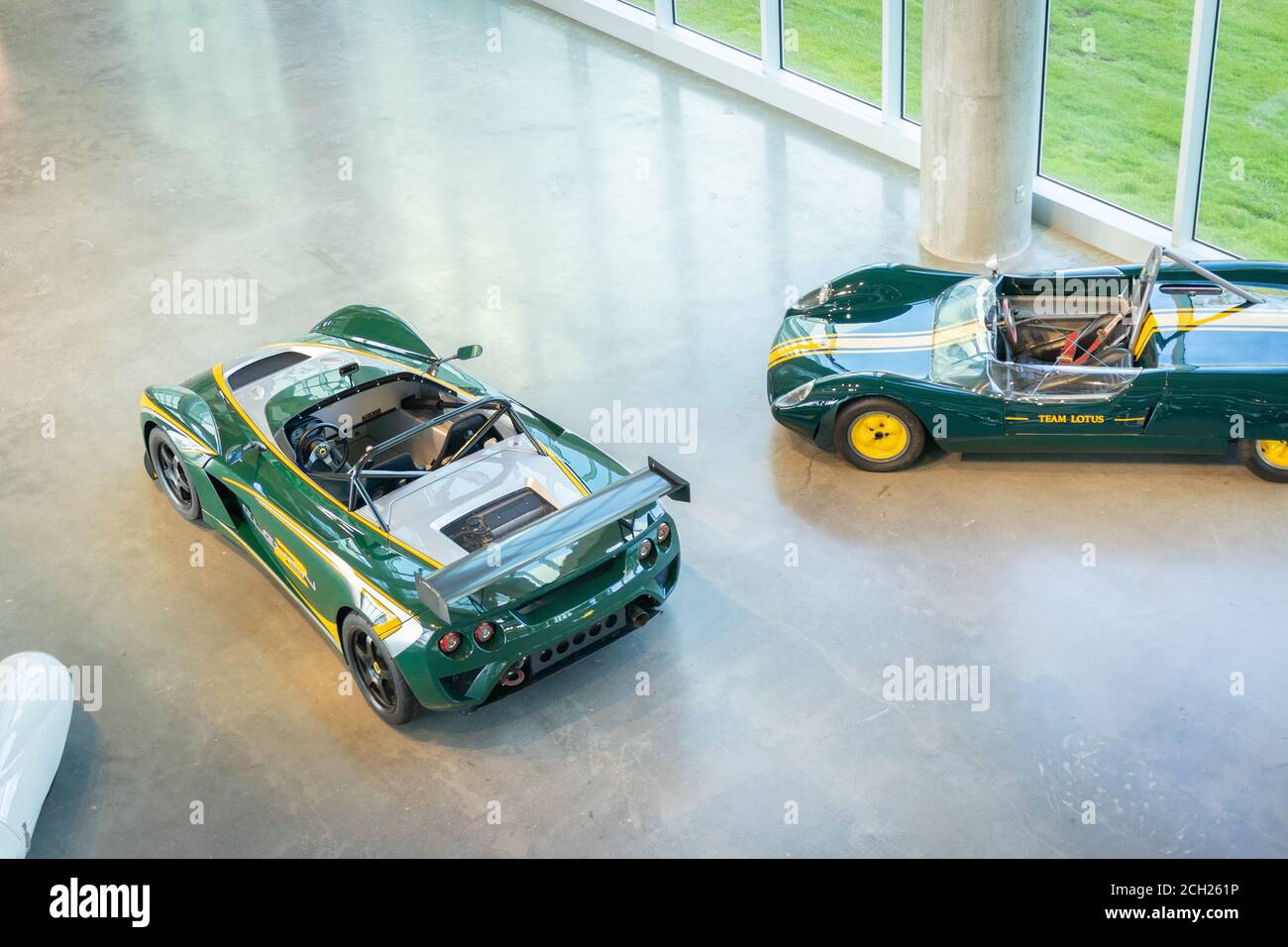 top view of Lotus in the Barber Vintage Motorsports Museum Leeds ...