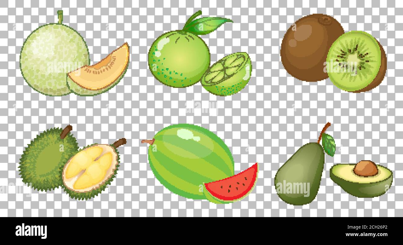 Different colourful fruits Stock Vector Images - Alamy