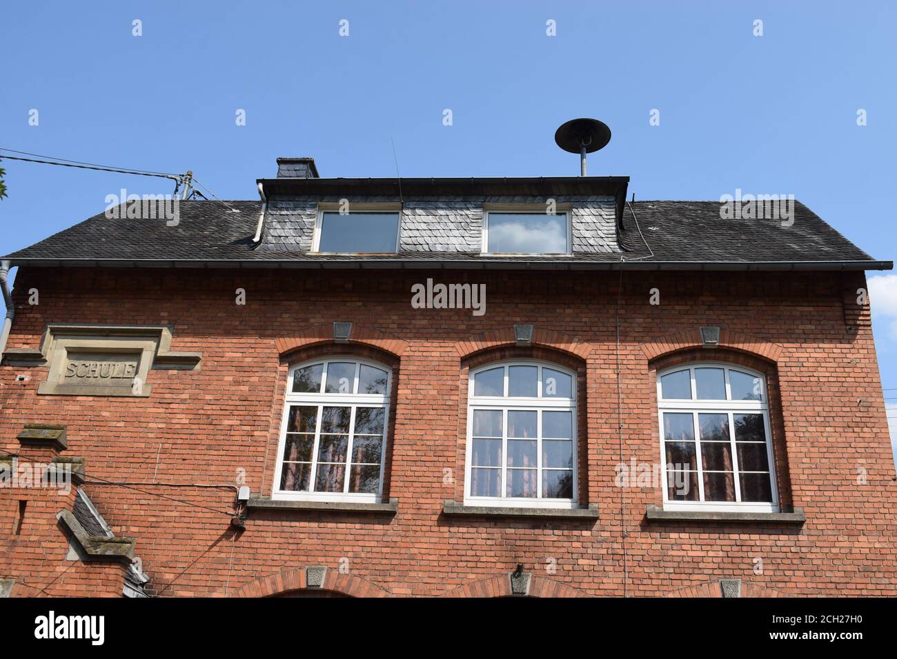 old school building in Germany Stock Photo - Alamy