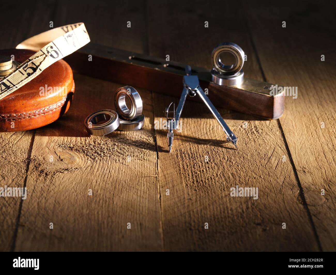 Architects & Engineers Tools Level Tape Measure Bearings Protractor ...