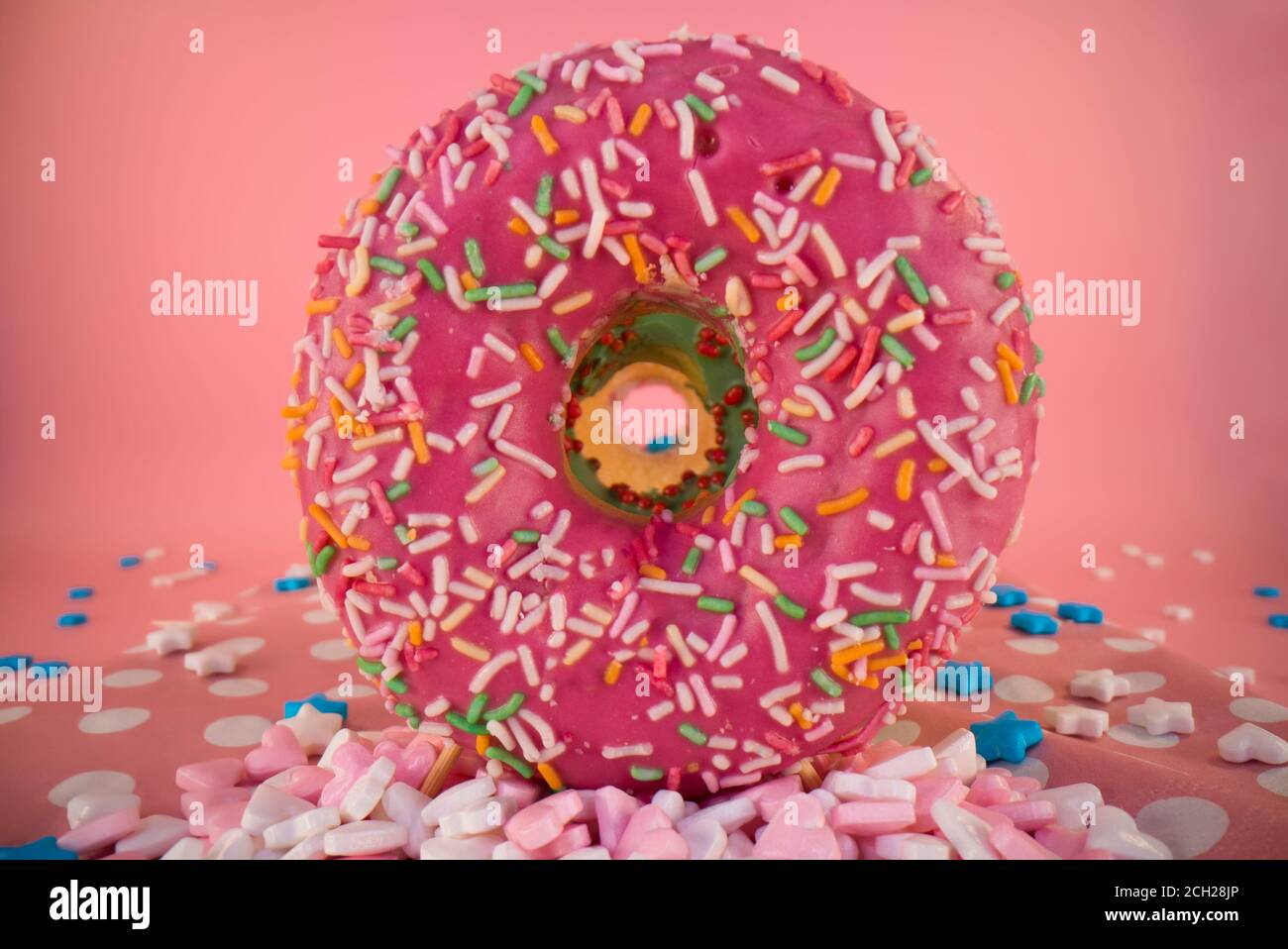 Pink Donuts Wallpaper