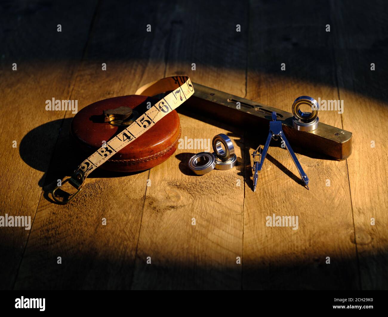 Architects & Engineers Tools Level Tape Measure Bearings Protractor ...