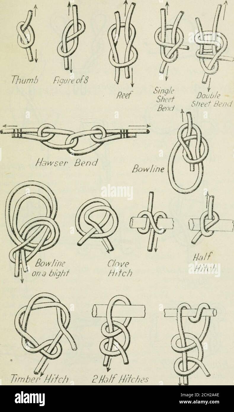 Rope end knots hi-res stock photography and images - Alamy