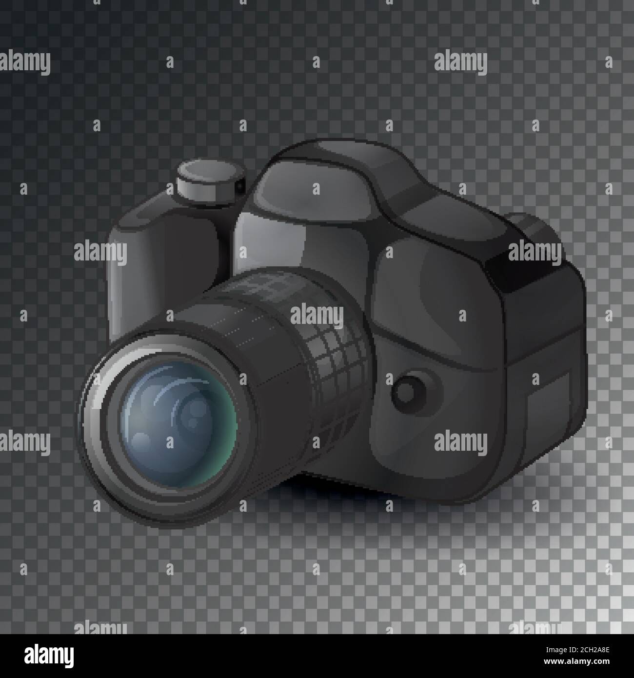 Isolated camera on transparent background illustration Stock Vector ...