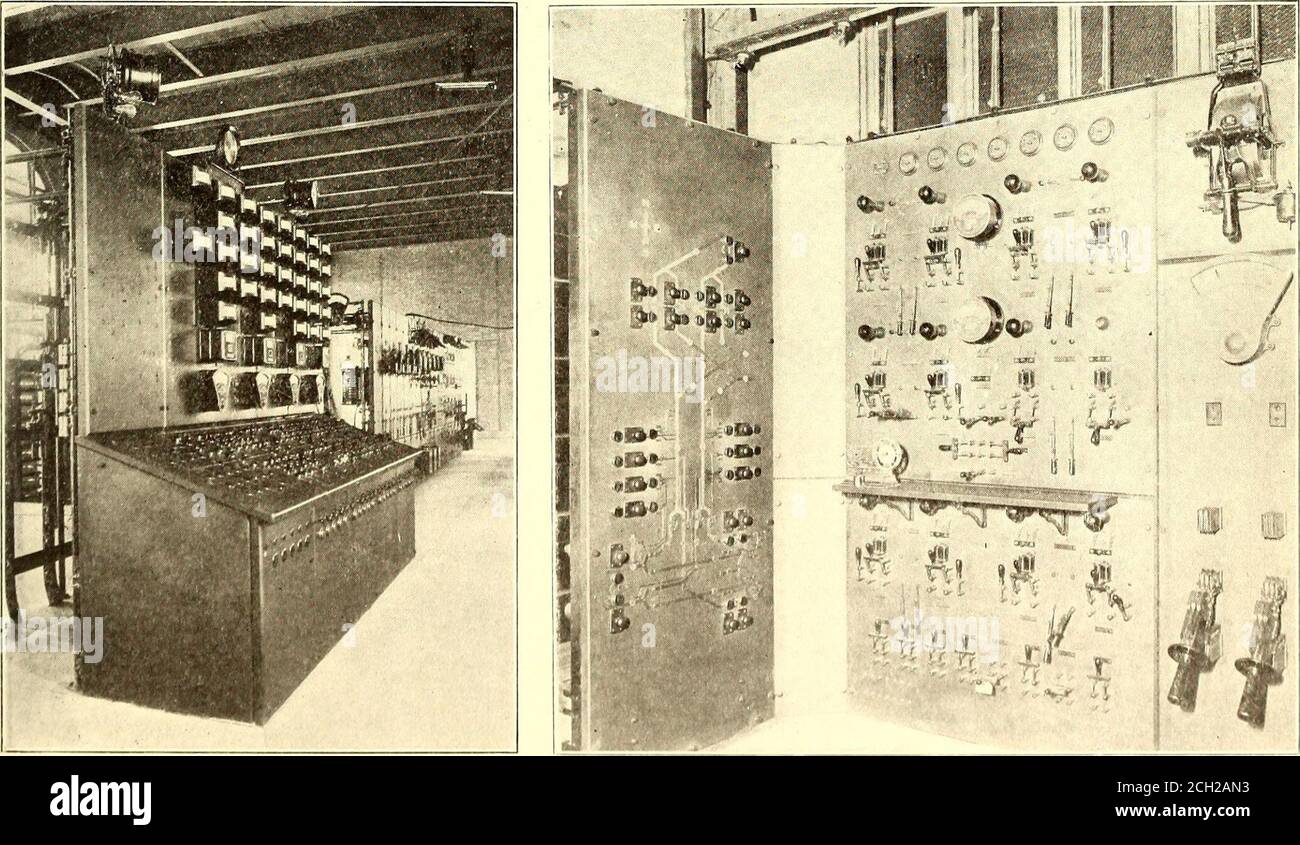 . Electric railway journal . Hudson & Manhattan Railroad Power Station ...