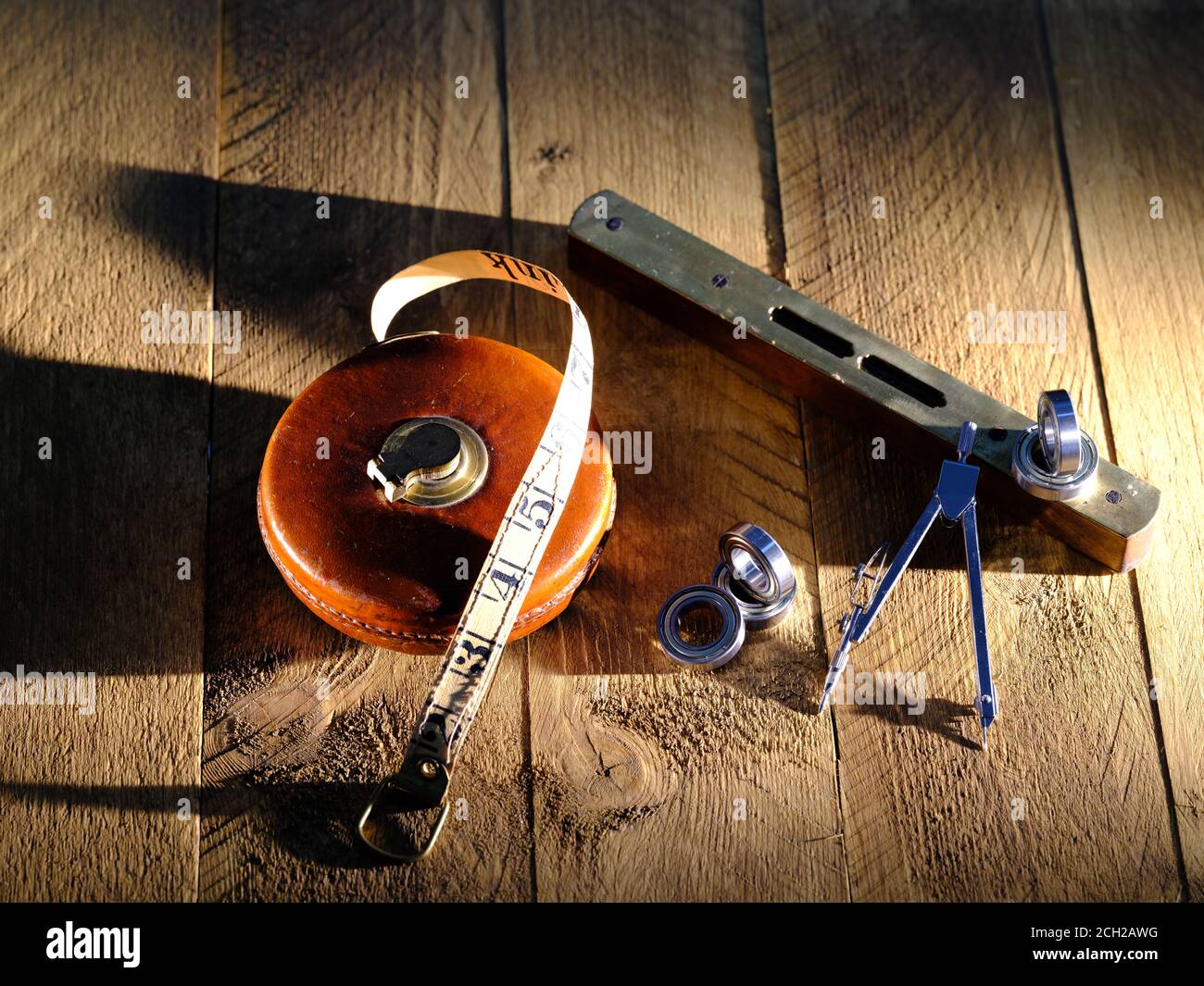 Architects & Engineers Tools Level Tape Measure Bearings Protractor ...