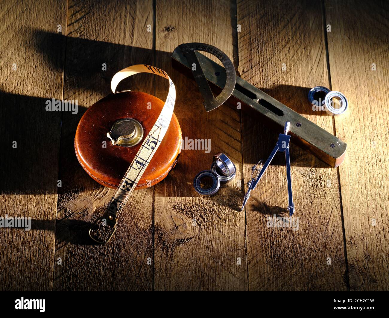 Architects & Engineers Tools Level Tape Measure Bearings Protractor ...