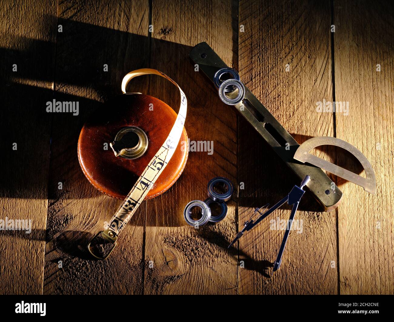 Architects & Engineers Tools Level Tape Measure Bearings Protractor ...