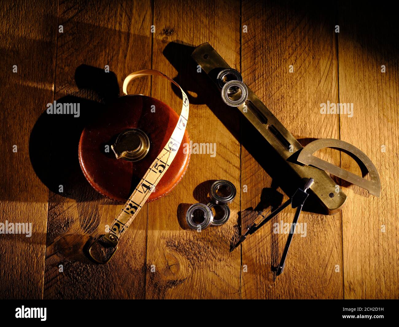 Architects & Engineers Tools Level Tape Measure Bearings Protractor ...