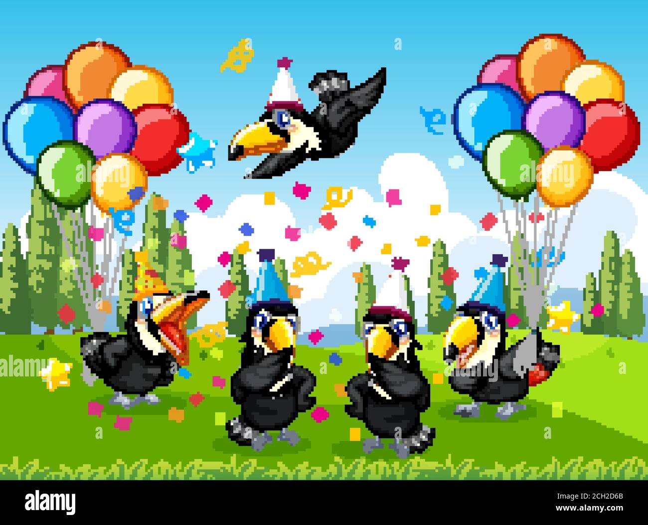 Safari theme party Stock Vector Images - Alamy