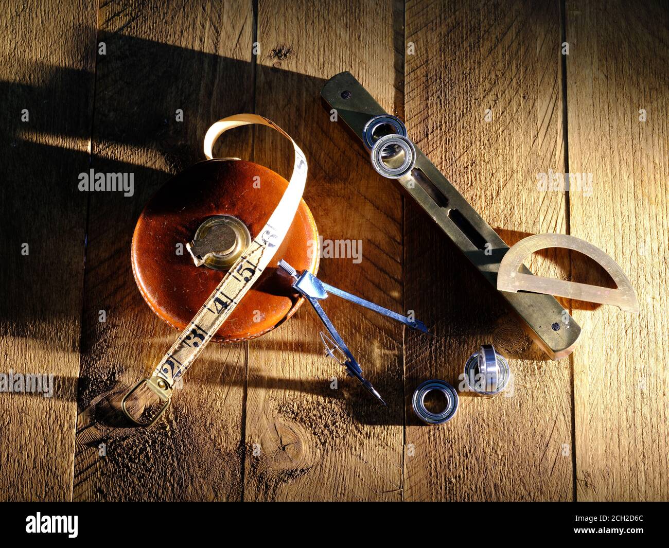 Architects & Engineers Tools Level Tape Measure Bearings Protractor ...