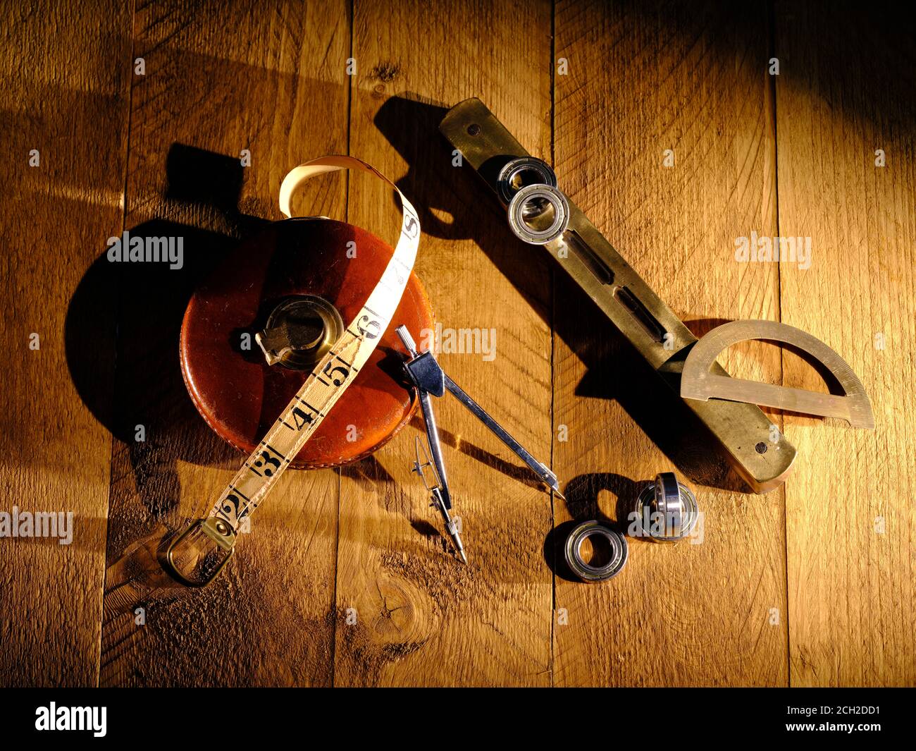 Architects & Engineers Tools Level Tape Measure Bearings Protractor ...