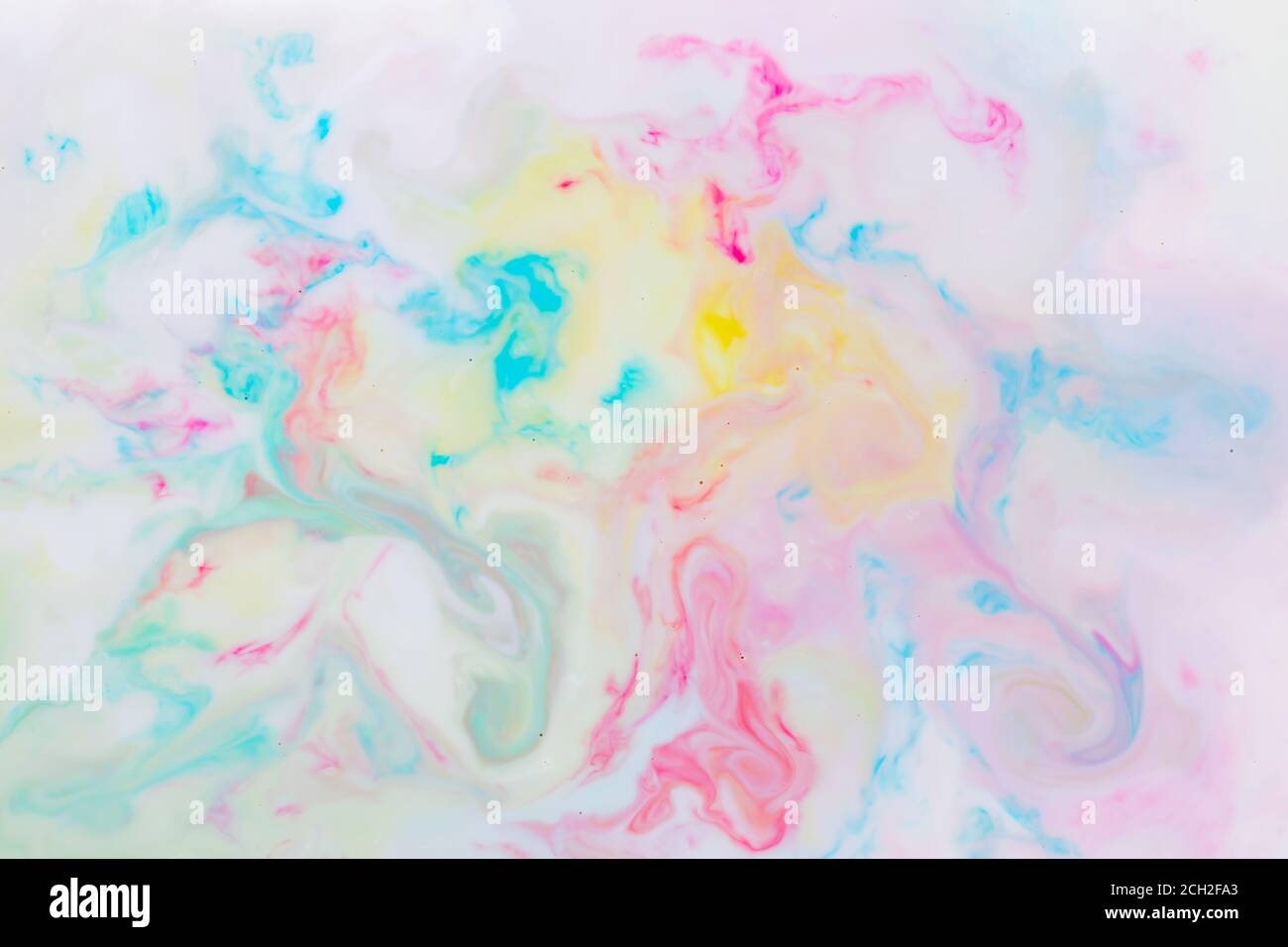 Fluid art. Multicolored background from liquid. Photography of colored ...