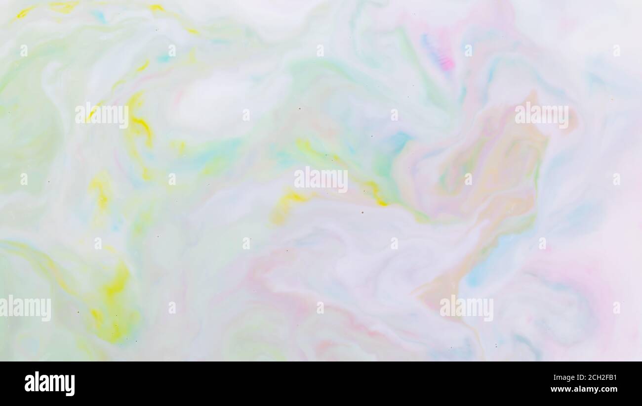 Fluid art. Multicolored background from liquid. Photography of colored ...