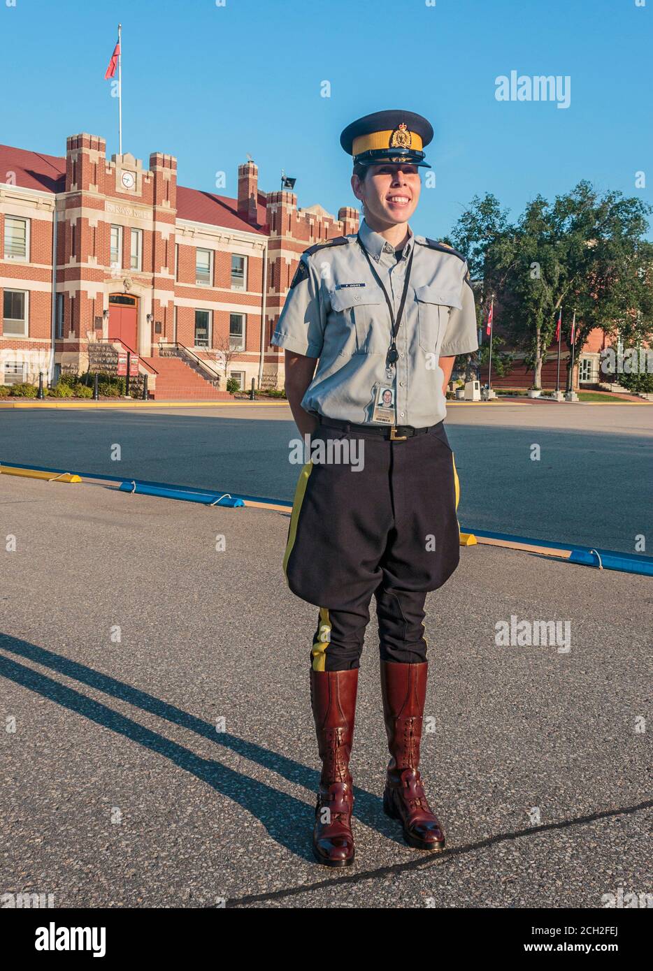 Sgt. Pharanae Jaques, one of the training officers at the RCMP Depot ...
