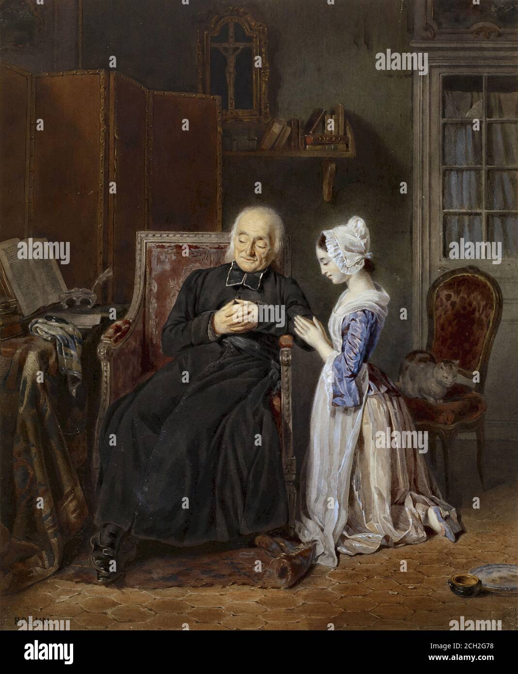 Roehn Jean Alphonse - De Biecht - French School - 19th and Early 20th ...