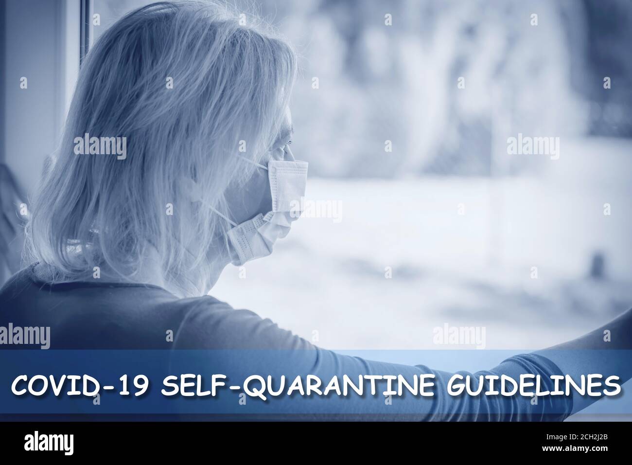 Covid-19 self quarantine guidelines template ready for your use. Lonely ...