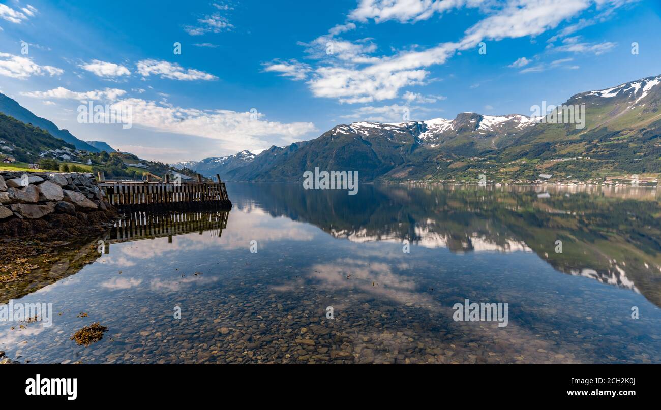 Breathtaking landscapes along the Hardanger fjord and its inner ...
