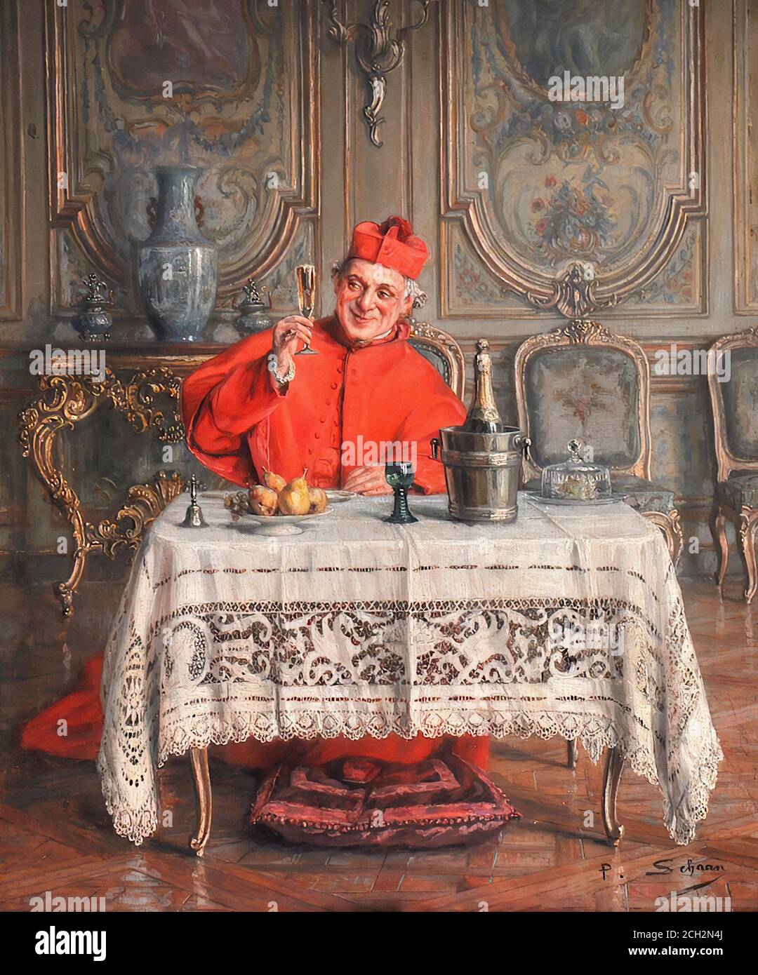 Schaan Paul - the Toast - French School - 19th and Early 20th Century ...