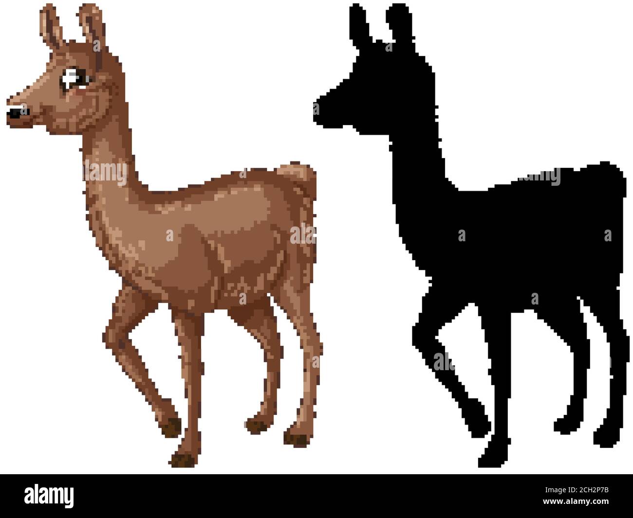 Set of lama cartoon character and illustration Stock Vector Image & Art ...