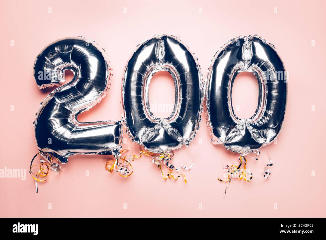 Balloon number 200 hi-res stock photography and images - Alamy