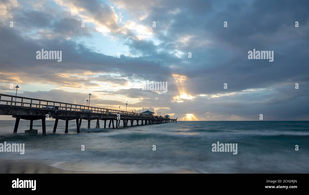 Pompano Beach Pier Broward County Florida by stormy weatcher, Florida ...