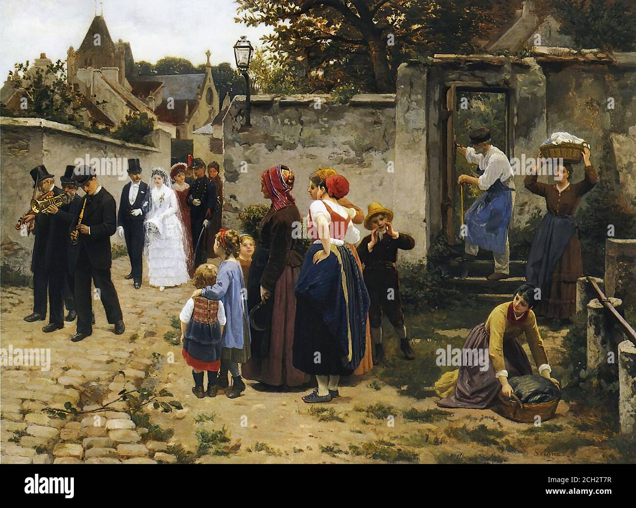 Wedding procession painting hi-res stock photography and images - Alamy