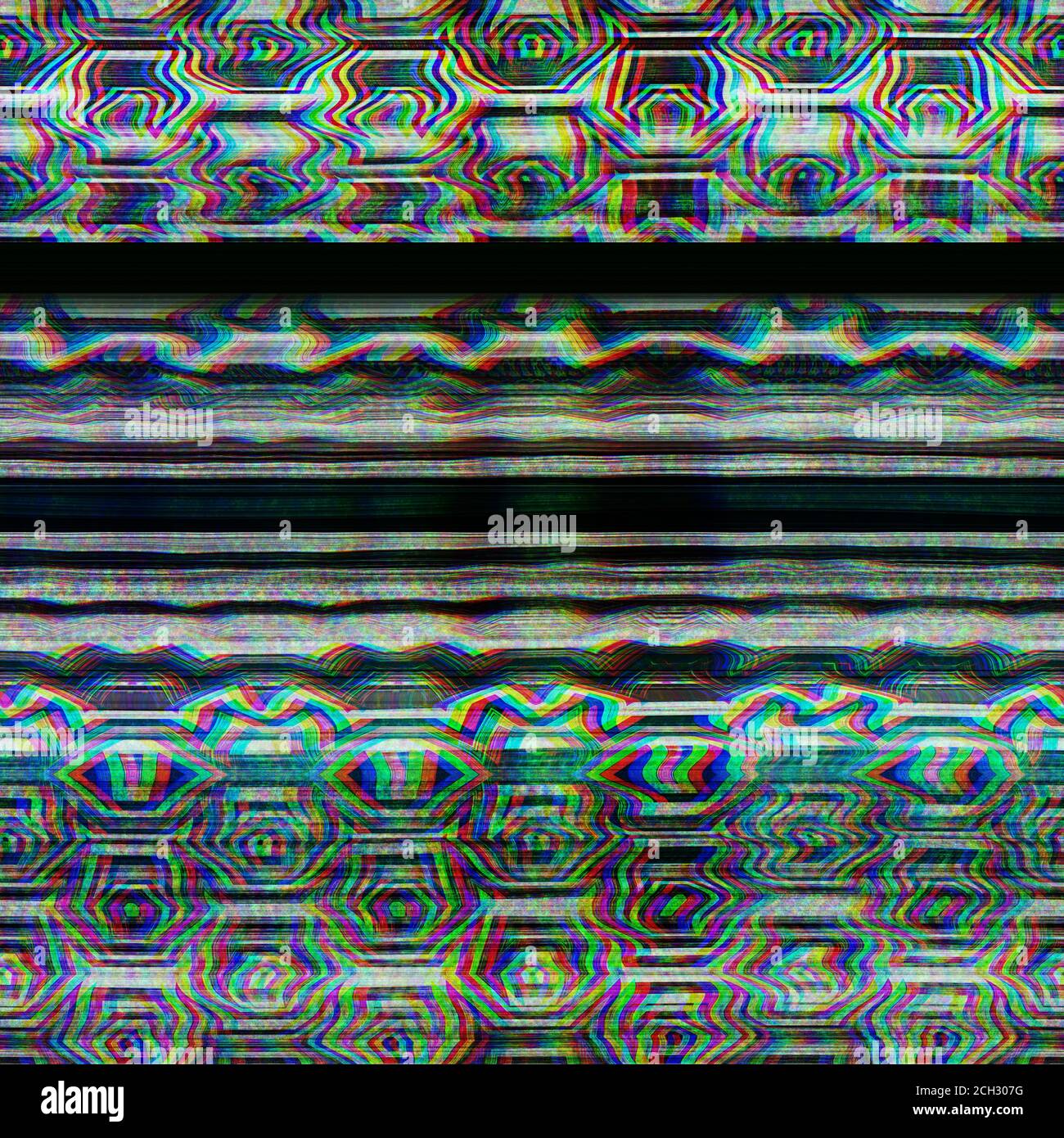 Seamless techno glitch RGB computer monitor noise Stock Photo - Alamy
