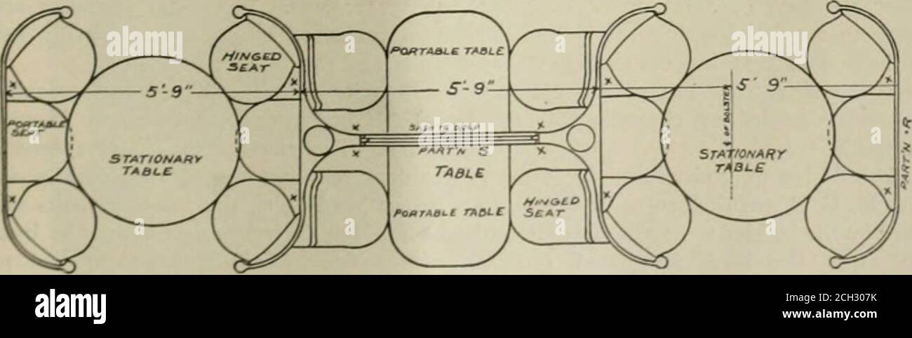 Showing round dining table hi-res stock photography and images - Alamy