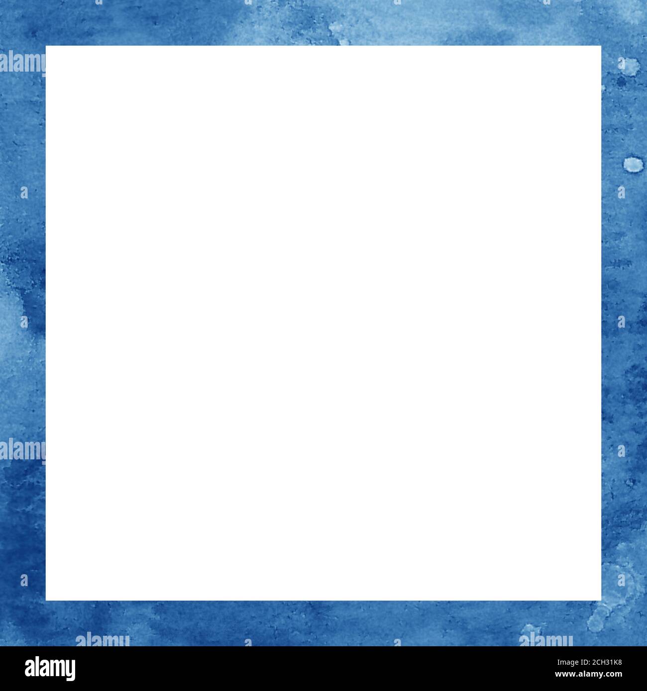 Beautiful Watercolor Texture Square Frame For Photo Or Text Art ...