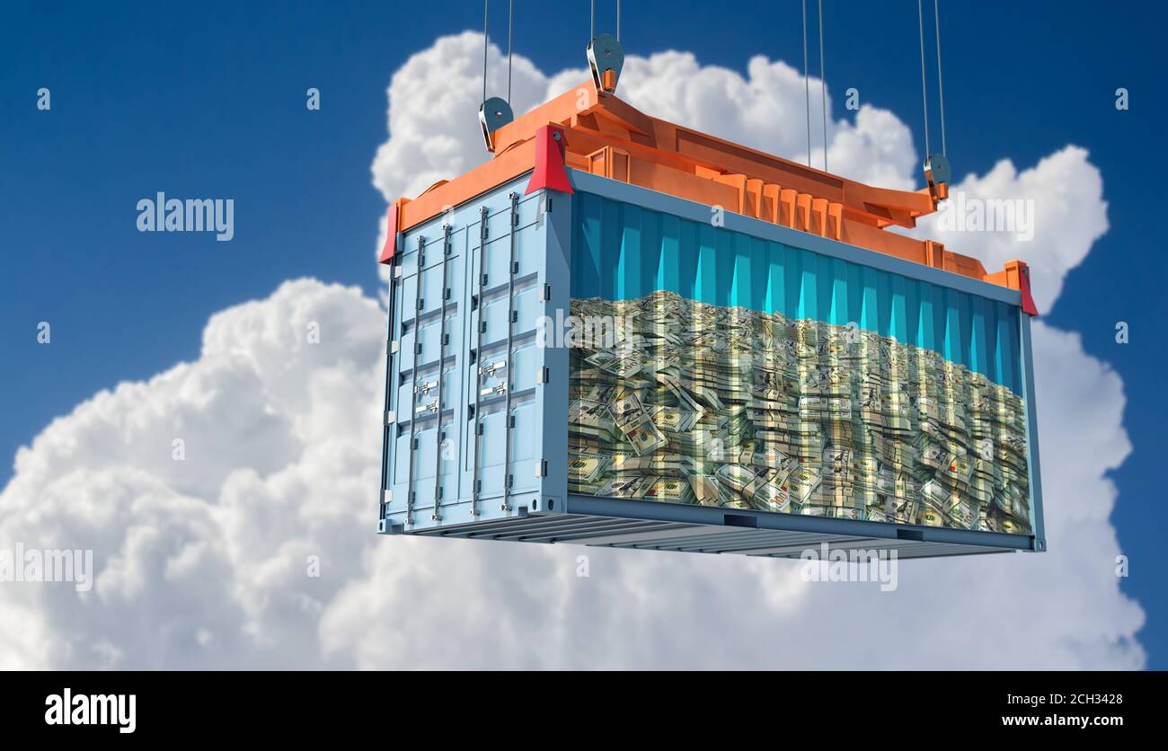 Container pile hi-res stock photography and images - Alamy