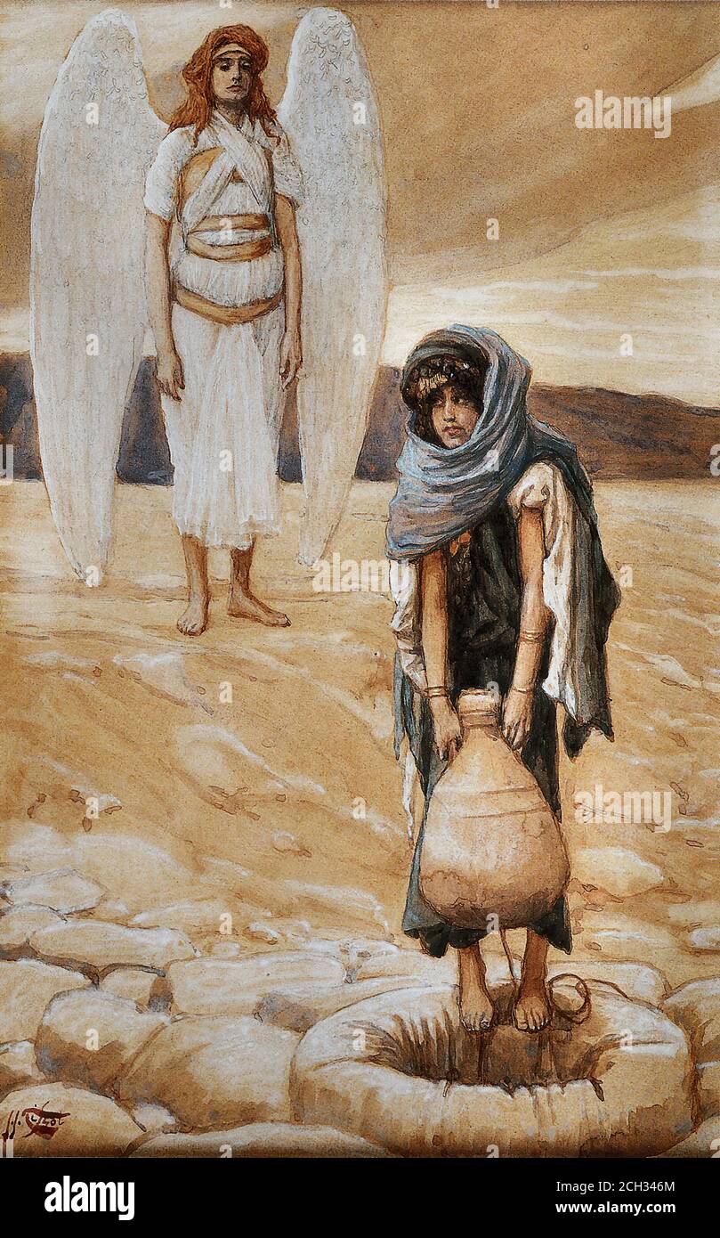 Hagar and angel hi-res stock photography and images - Alamy