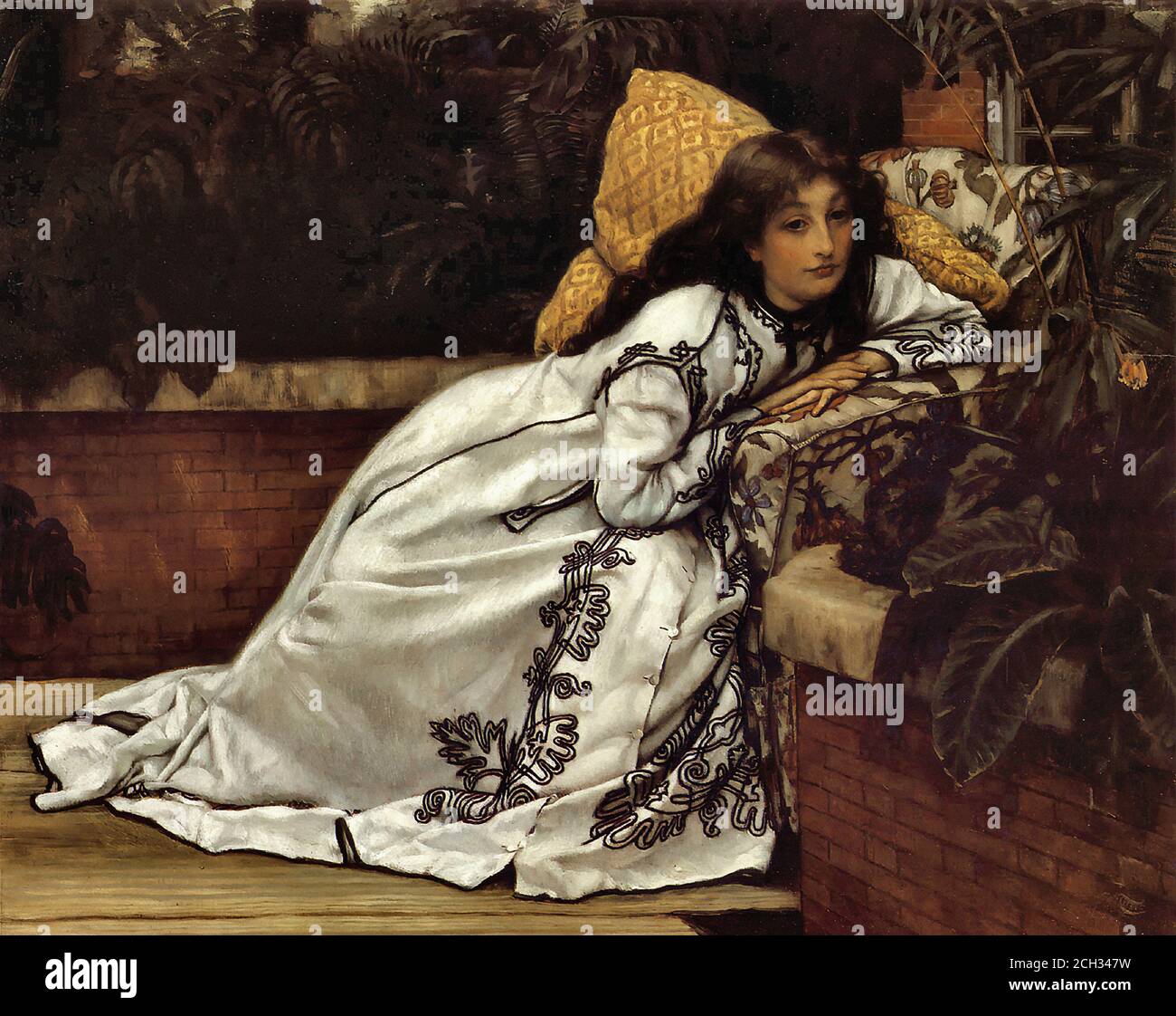 Tissot James Jacques - Girl in an Armchair (the Convalscent) - French ...