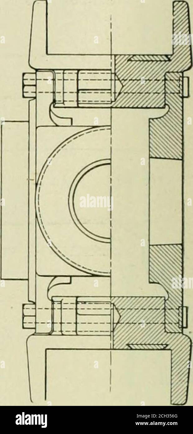 . Railway mechanical engineer . Sectional Views of Crosshead, Showing ...
