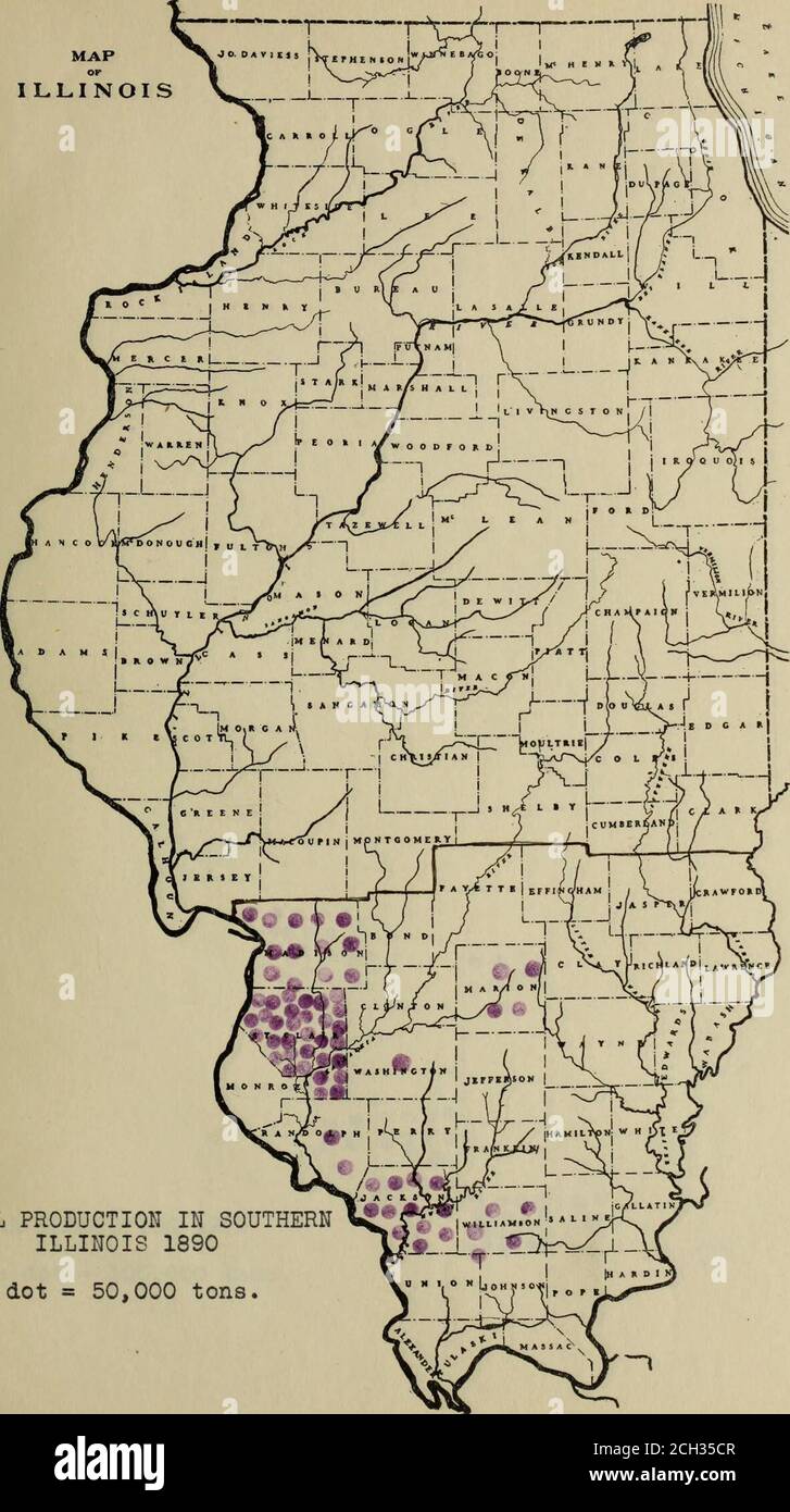 Southern Illinois Area Map Original 1902 Map Of Southern Illinois By
