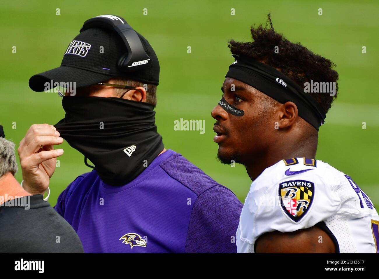 Baltimore ravens wide receiver james proche 11 hi-res stock photography ...