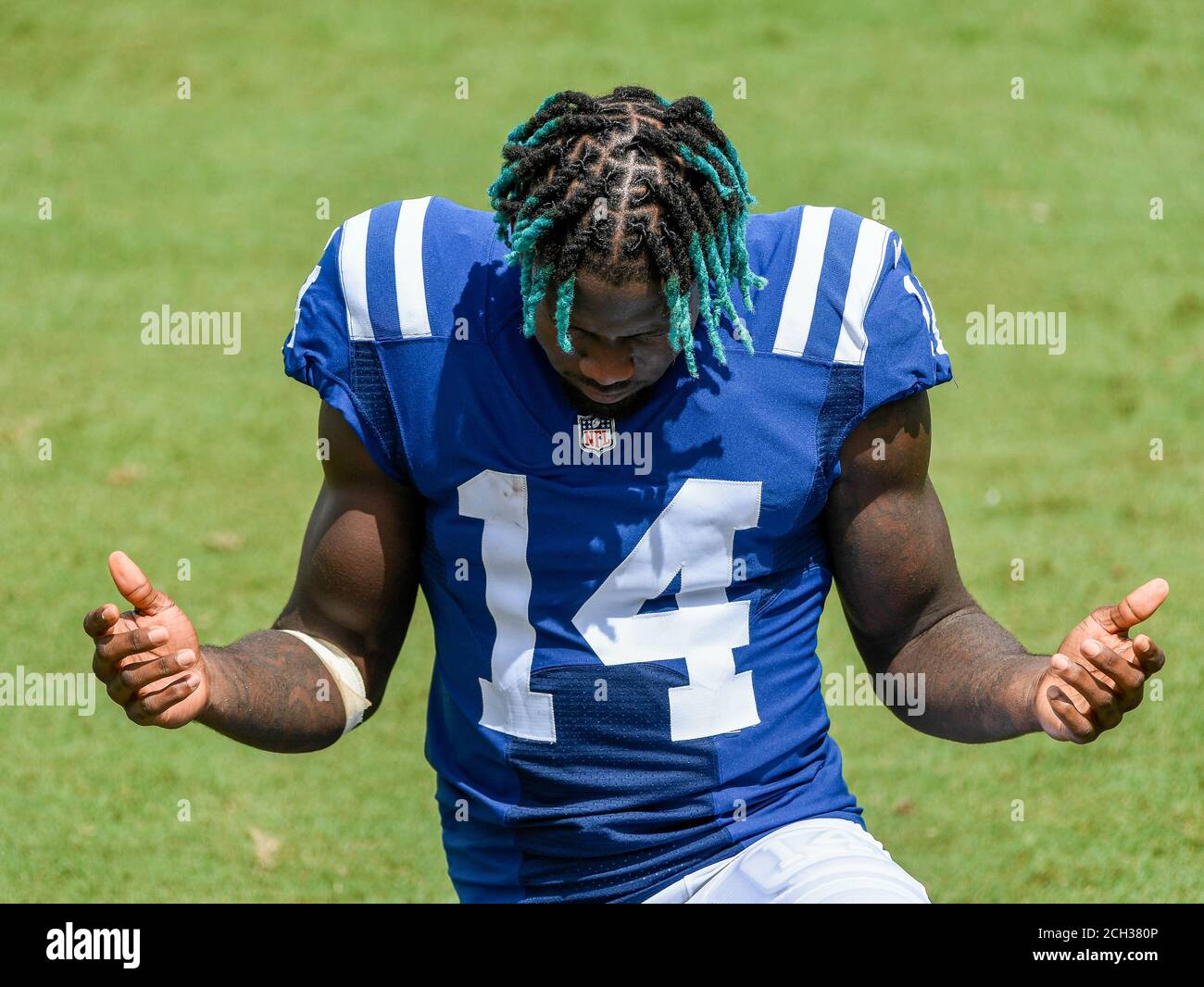 Jacksonville, FL, USA. 13th Sep, 2020. Indianapolis Colts wide receiver ...