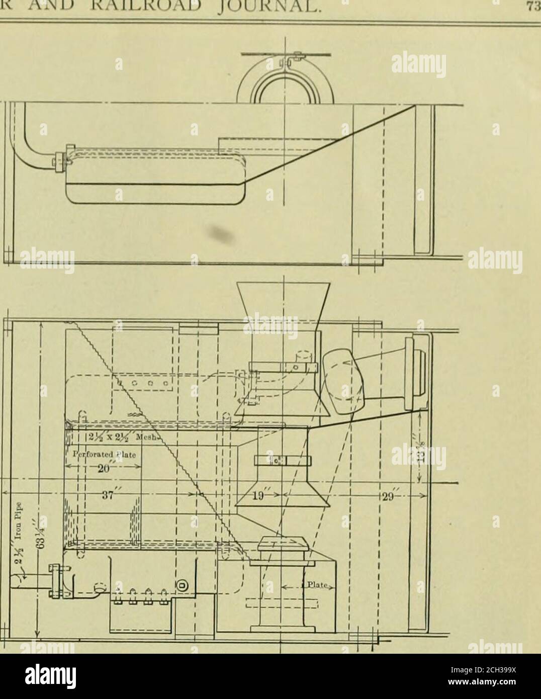 . American engineer and railroad journal . ARRANGEMENT OF FRONT END ...