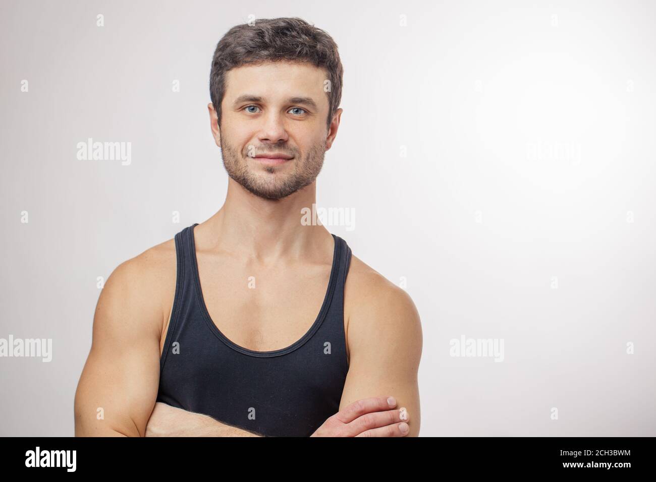 Boy in singlet hi-res stock photography and images - Alamy
