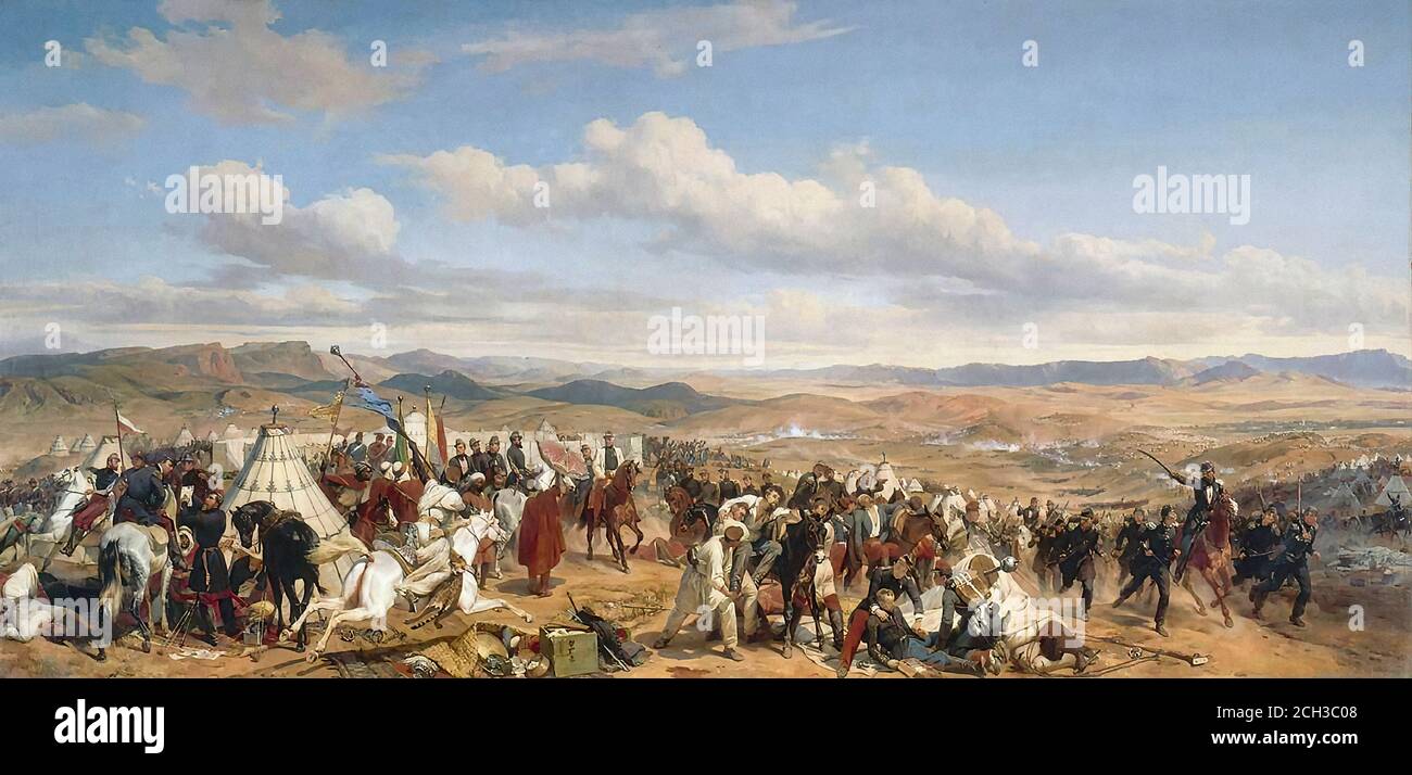 Vernet Emile Jean Horace - the Battle of Isly. August 14th 1844 ...