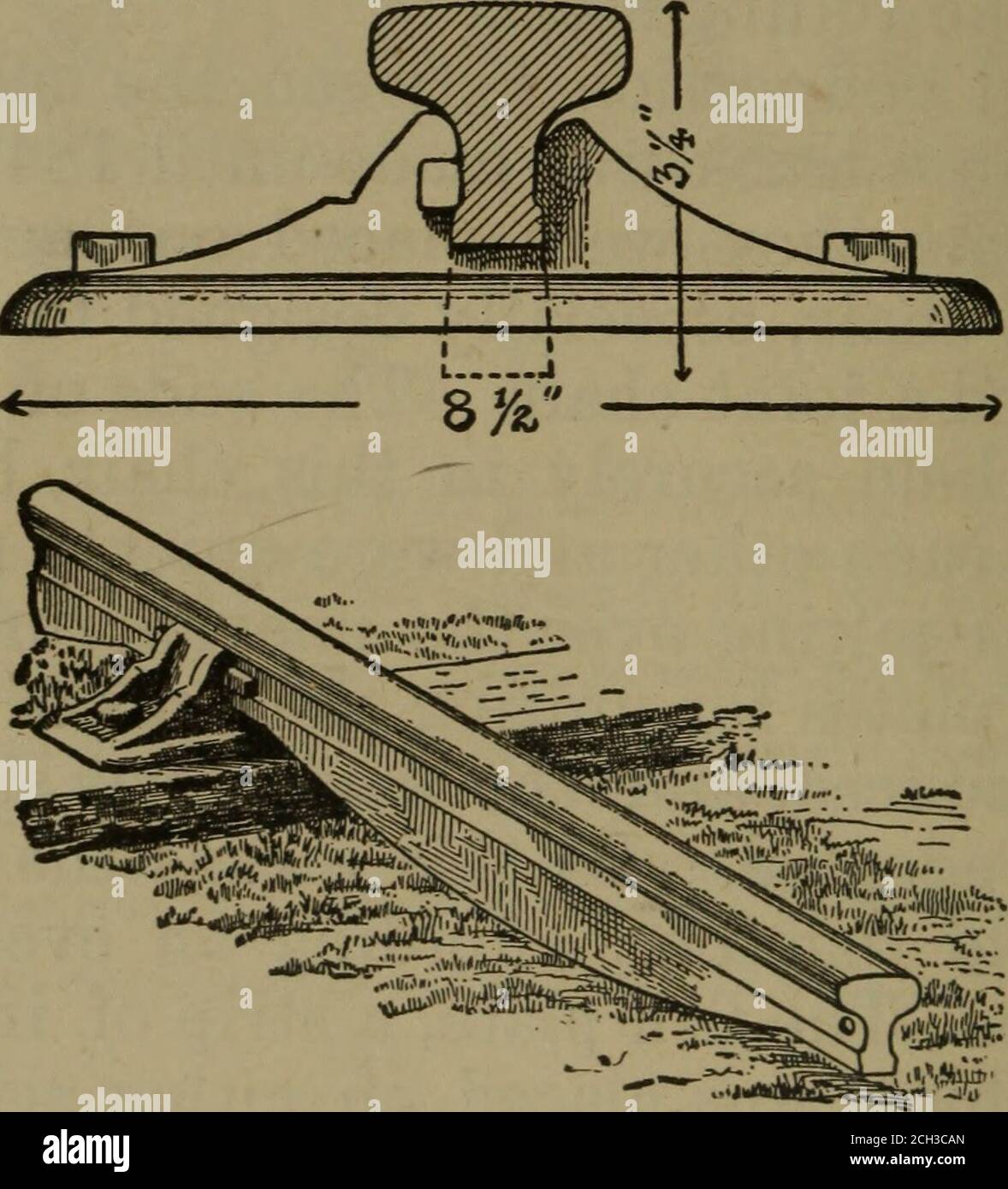 Rail fishplate hi-res stock photography and images - Alamy