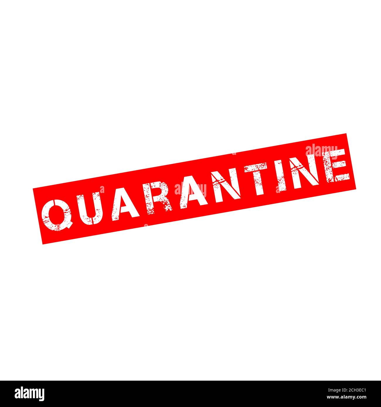 Rubber stamp with text quarantine Stock Photo - Alamy