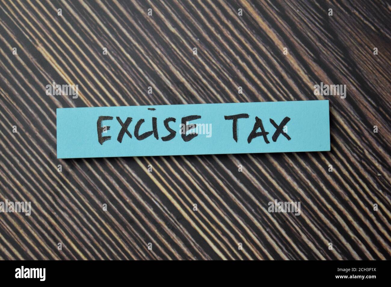 Excise Tax write on sticky notes isolated on office desk Stock Photo ...