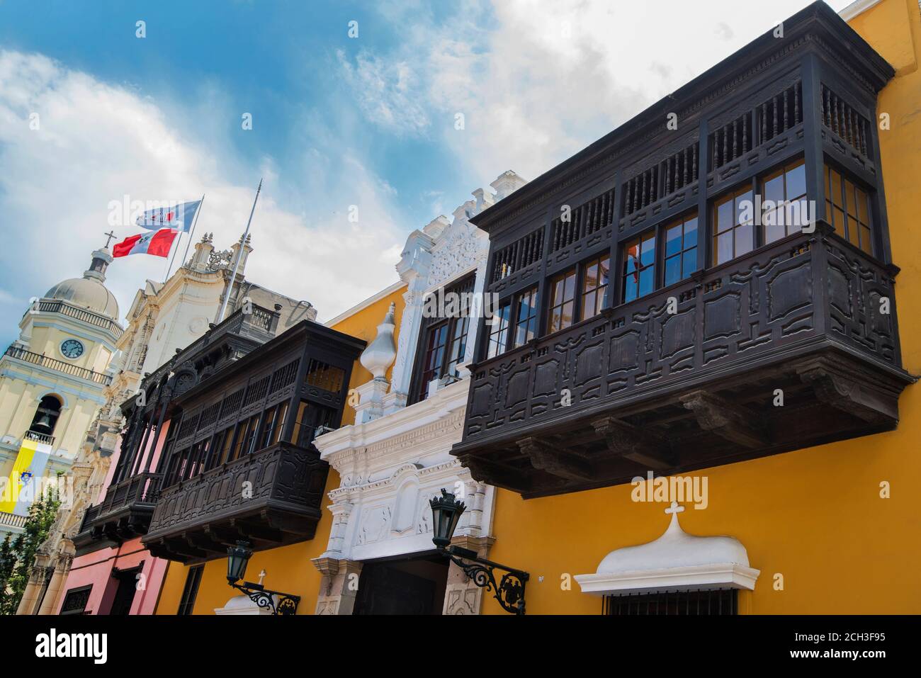 Historic Balconies of Lima is cultural heritage; most of these ...